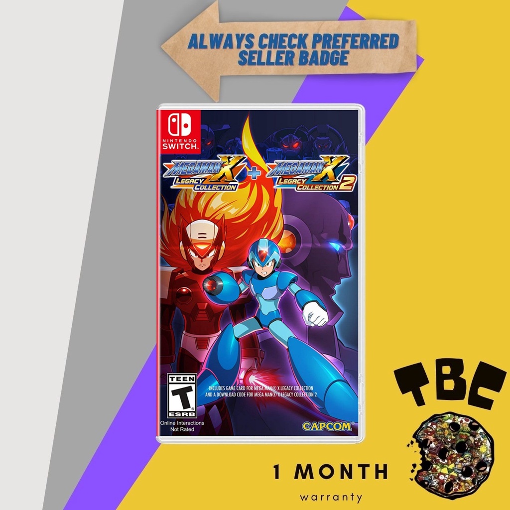 Switch Mega Man X Legacy Collection 1+2 - Nintendo Switch [US] | Shopee ...