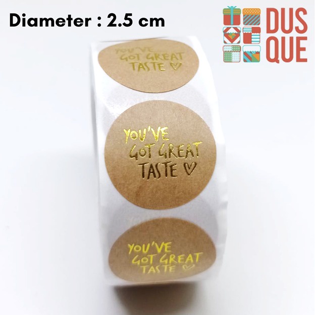 (10Pcs) You' VE GOR GREAT TASTE LOVE Stickers/TASTE Stickers/Stickers ...