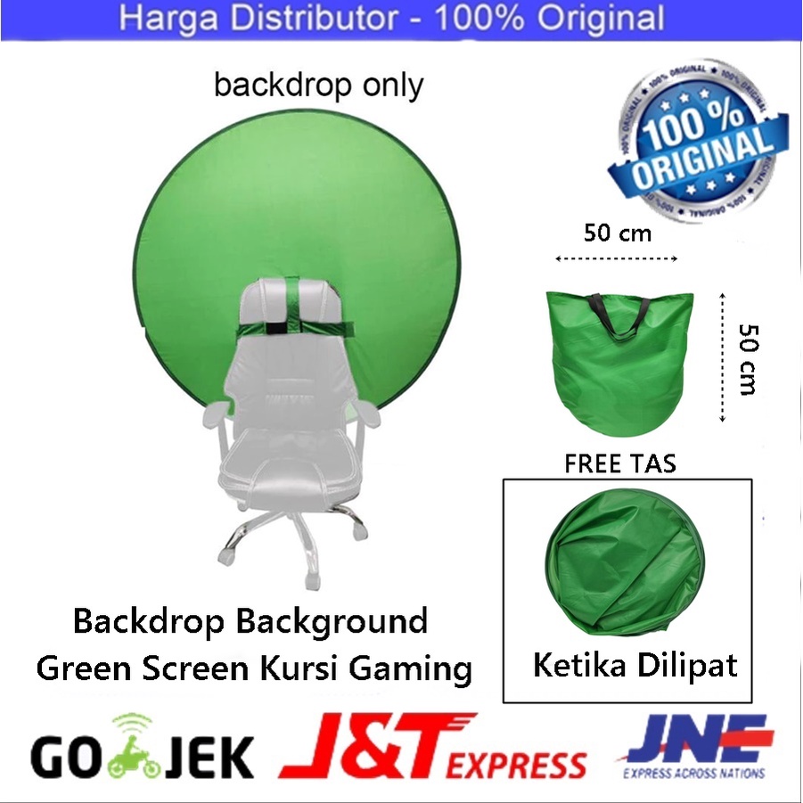 Green Screen Backdrop Background Gaming Chair | Shopee Philippines