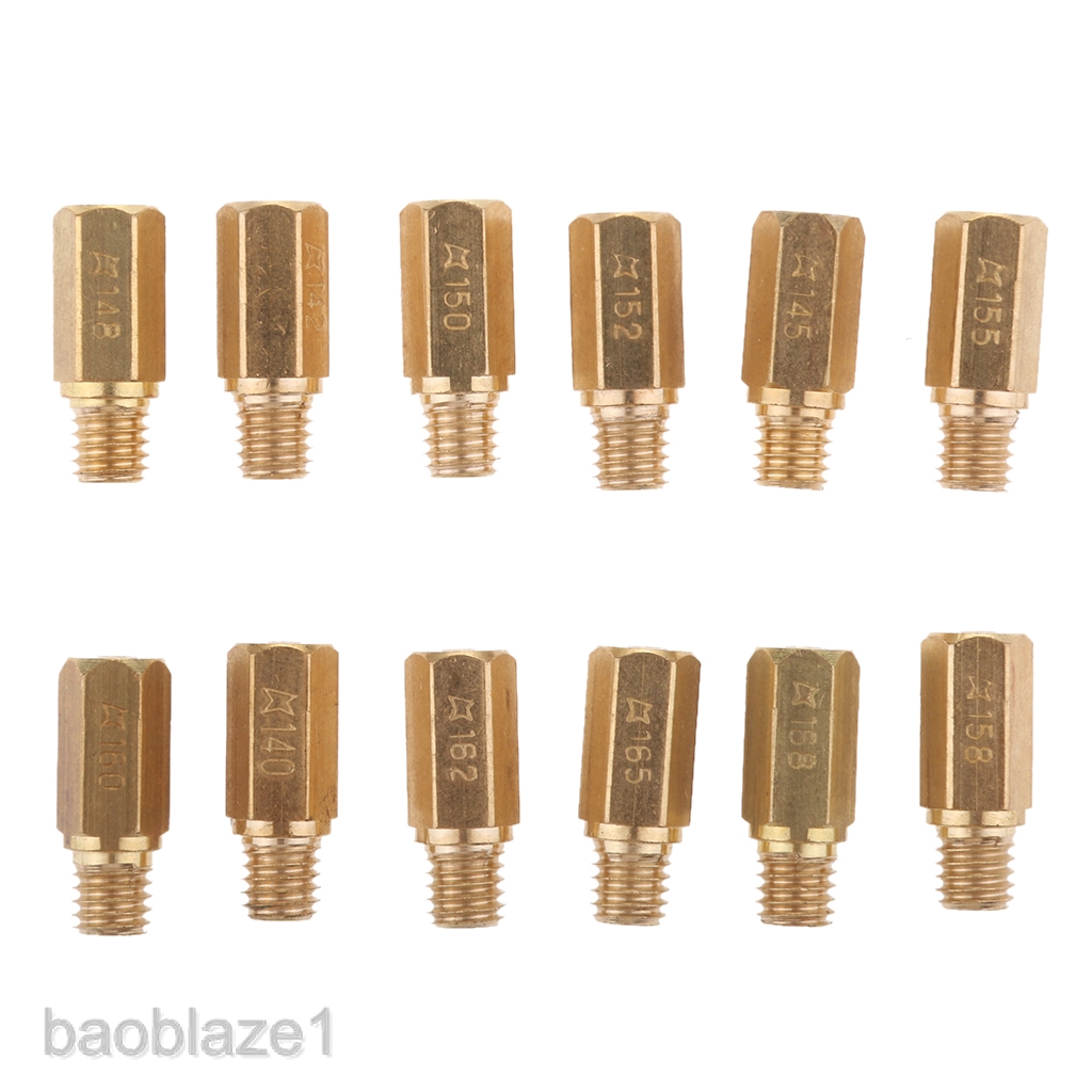 12x Carburetor Main Jet 140 142 145 148 150 152 155 158 160 162 165 168 ...