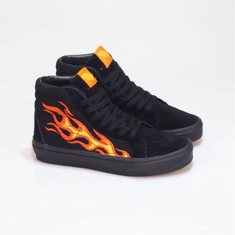 Vans SK8 HI WTAPS FLAME RED Shoes 100% PREMIUM ORIGINAL MADE IN CHINA ...