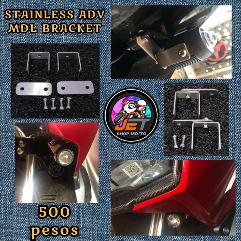 STAINLESS MDL BRACKET FOR ADV150/160 | Shopee Philippines