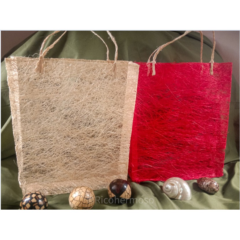 Abaca Bag Sinamay (Gift bag,Many Size) | Shopee Philippines