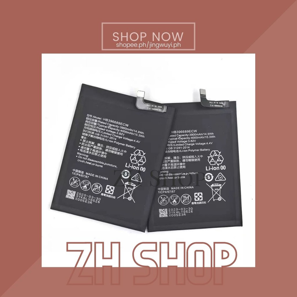 Huawei Y9 2019 (HB396689ECW) Replacement Battery | Shopee Philippines