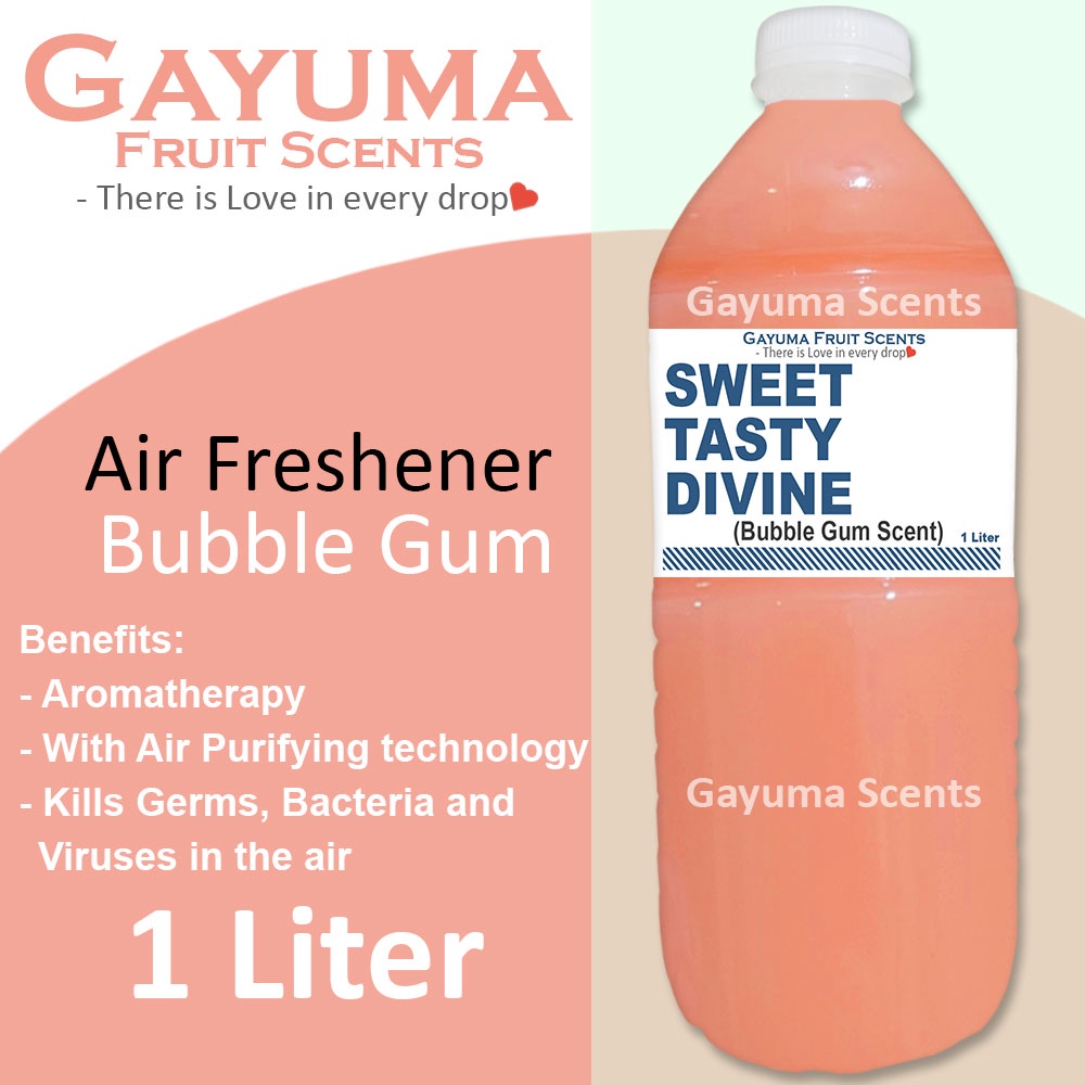 Gayuma BUBBLE GUM 1 Liter Premium Hotel Scents for Humidifier Diffuser ...