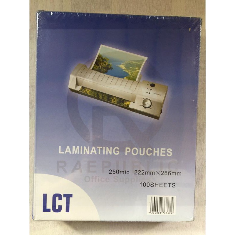 LCT Laminating Film 125 microns Letter Size / 250 microns Letter Size ...