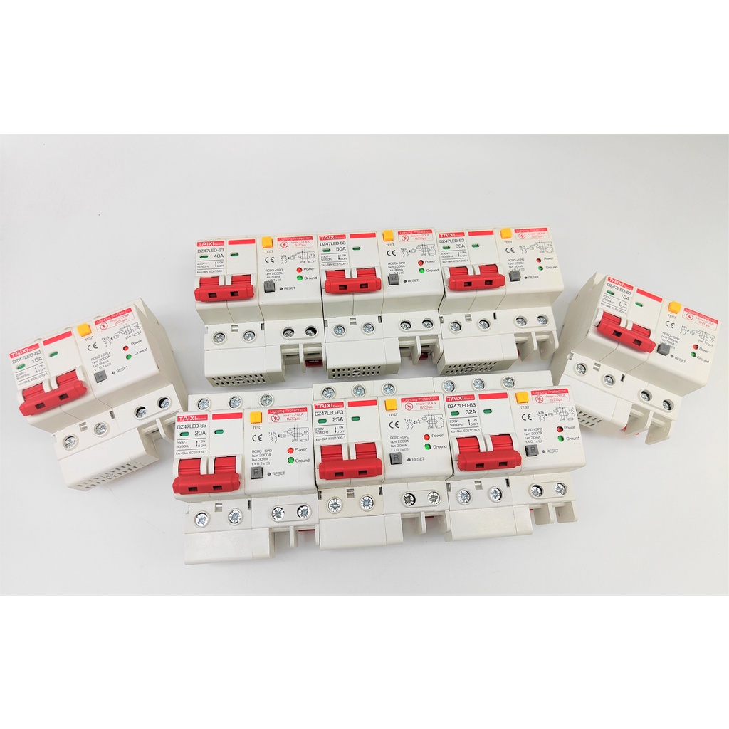 Lightning leakage protector DZ47LED-63 2P surge protection circuit ...
