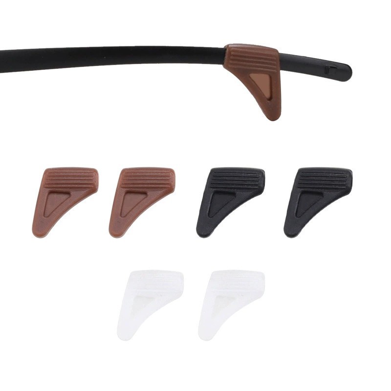 Mirror Leg Silicone Anti-slip Sleeve Triangular Ear Hook Bracket Anti ...