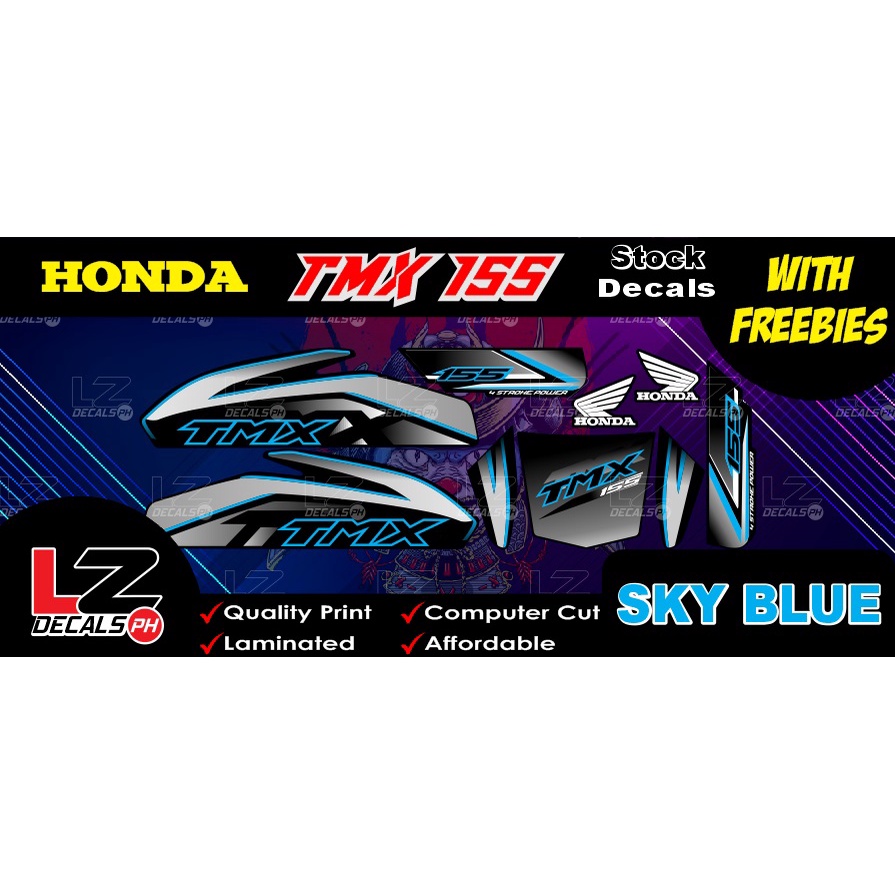 Honda TMX 155 Stock Decals / Stickers | Shopee Philippines