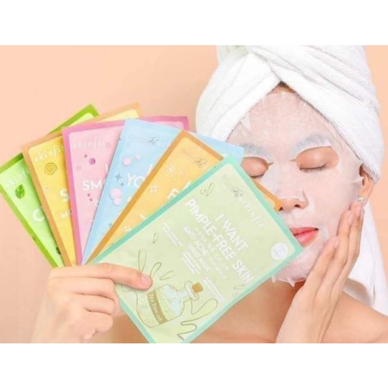 Sheet Mask skinfit clarifying | Shopee Philippines