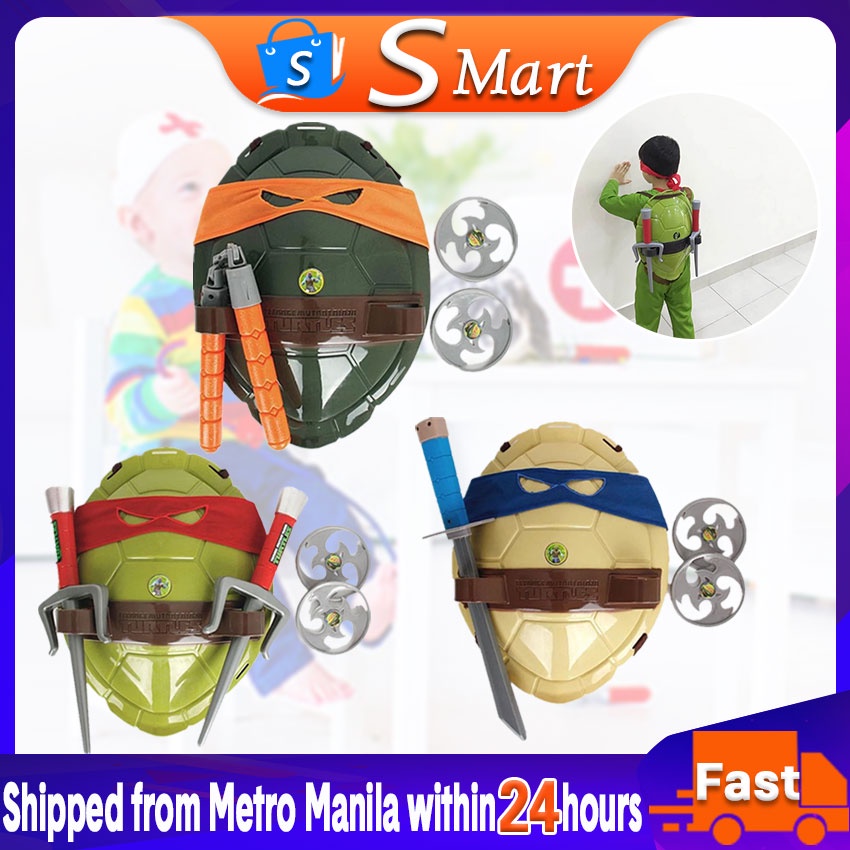 Mutant Ninja Turtles Armor Weapons Leo Raph Mikey Don Figure Cosplay ...