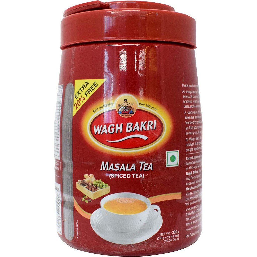 Wagh bakri spiced masala tea jar 250gm | Shopee Philippines
