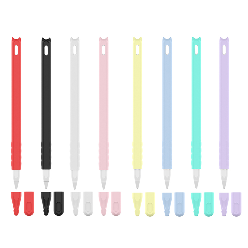 Silicone Case for iPad Apple Pencil Pro 2 Sleeve Cartoon 2nd Gen Pen ...