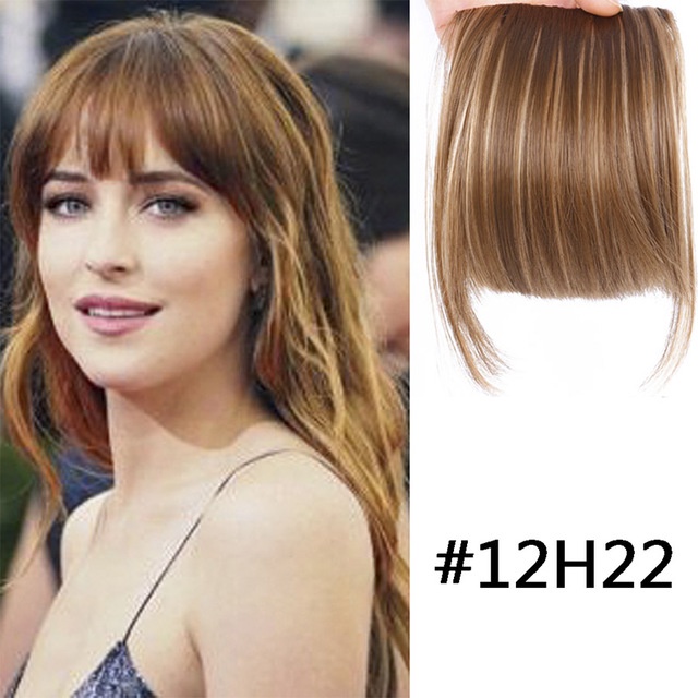 6 Inches New Synthetic Blunt Bangs Hair Bangs Clip On Hair Style ...