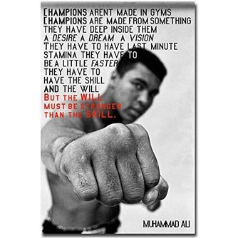 Inspirational Pictures Motivational Quotes Wall Art Boxing Sports ...