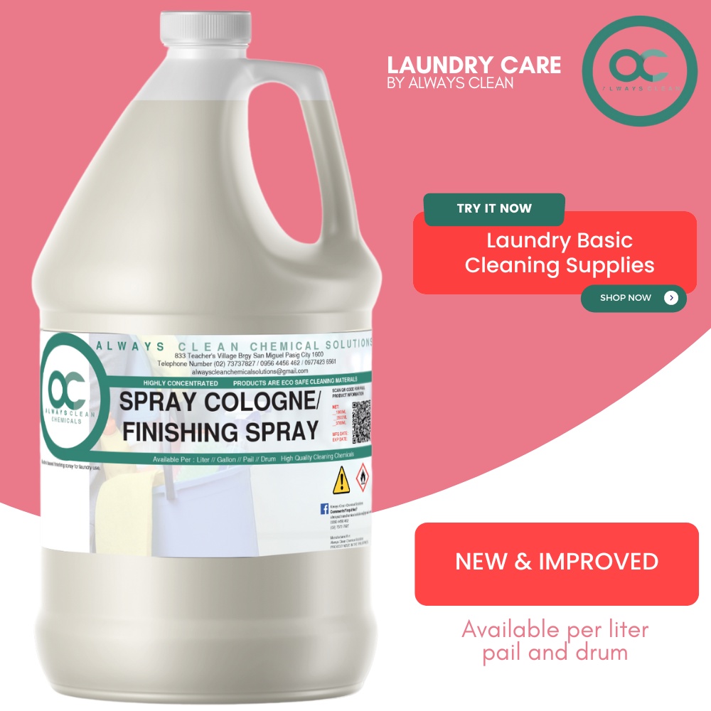 FABRIC SPRAY COLOGNE 1 GALLON | Shopee Philippines