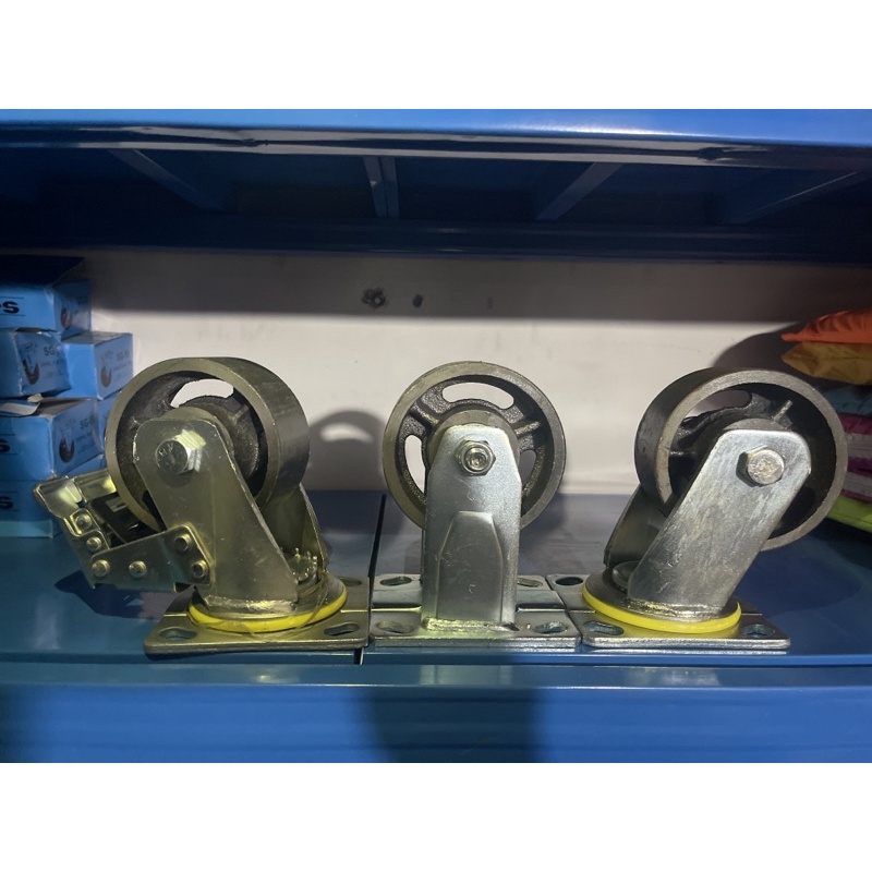 Steel Caster wheel Heavy Duty 4"x2"(Swivel,Fixed,Swivel with lock ...