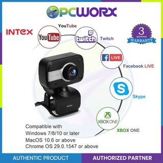 Intex IT-CAM 08/IT-CAM 09 USB 2.0 Webcam with Night Vision Camera ...