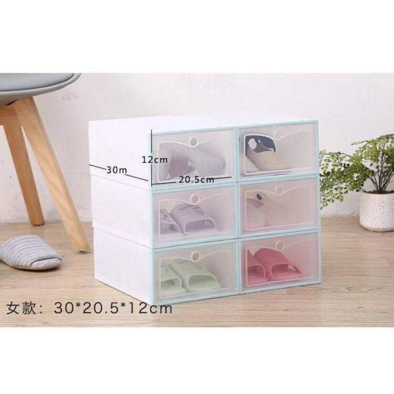 Candy Color Shoe Box Foldable Drawer Case Storage Organizer size:31cm x ...