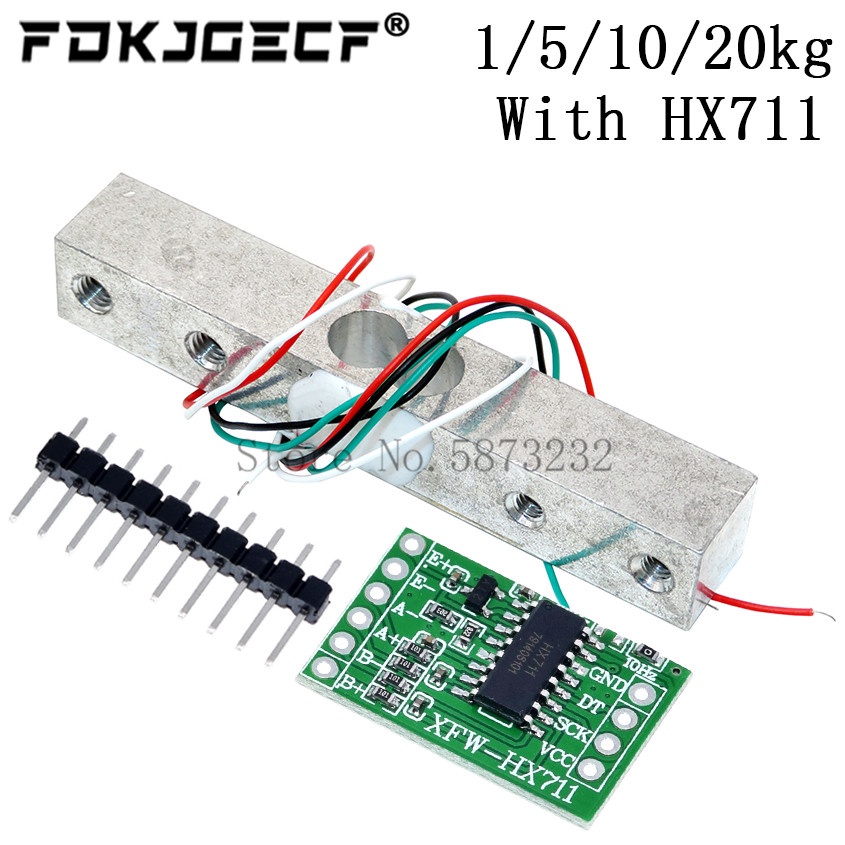 Digital Load Cell Weight Sensor 1KG 5KG 10KG 20KG Portable Electronic ...