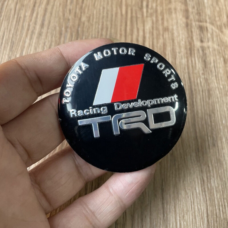 4pcs/set 56mm Wheel hub cap sticker TRD WRC Hub cover logo for Toyota ...