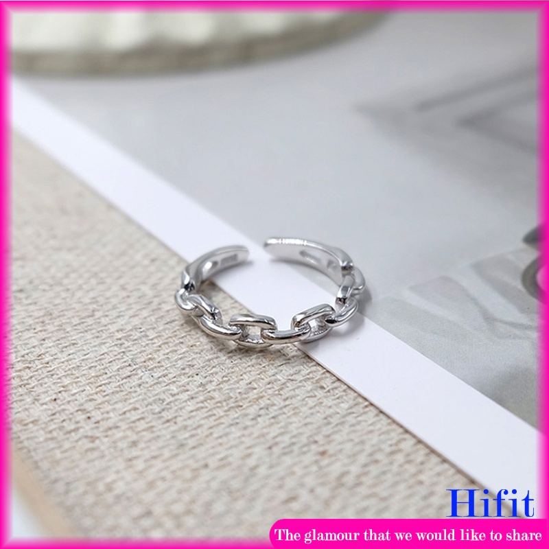 Vintage Thai Silver Plated Paperclip Link Ring | Shopee Philippines