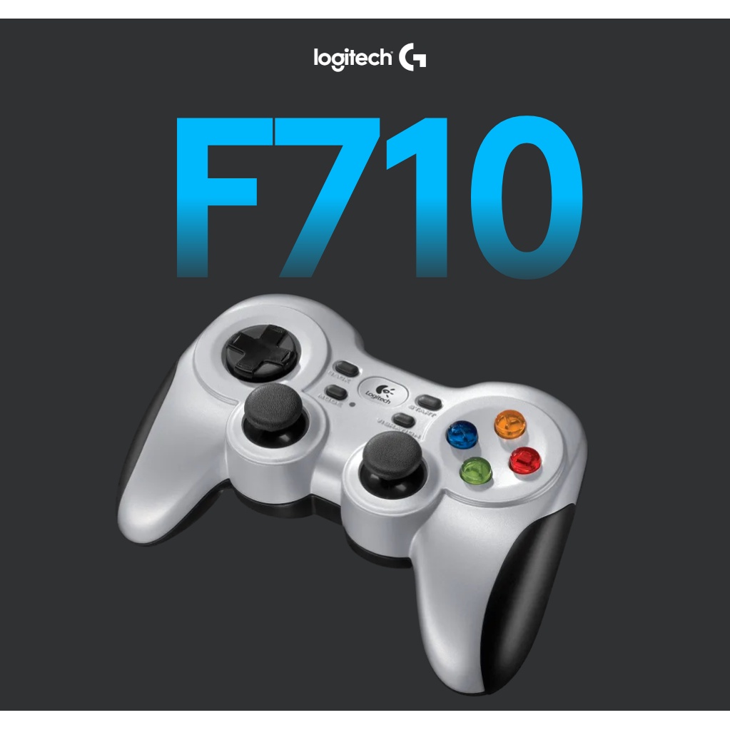 Logitech F710 Wireless Gamepad - Black/Silver | Shopee Philippines