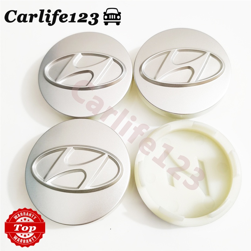 4pcs Hyundai Logo Emblem Car Auto Wheel Rim Hub Cap Tire Center Rim ...