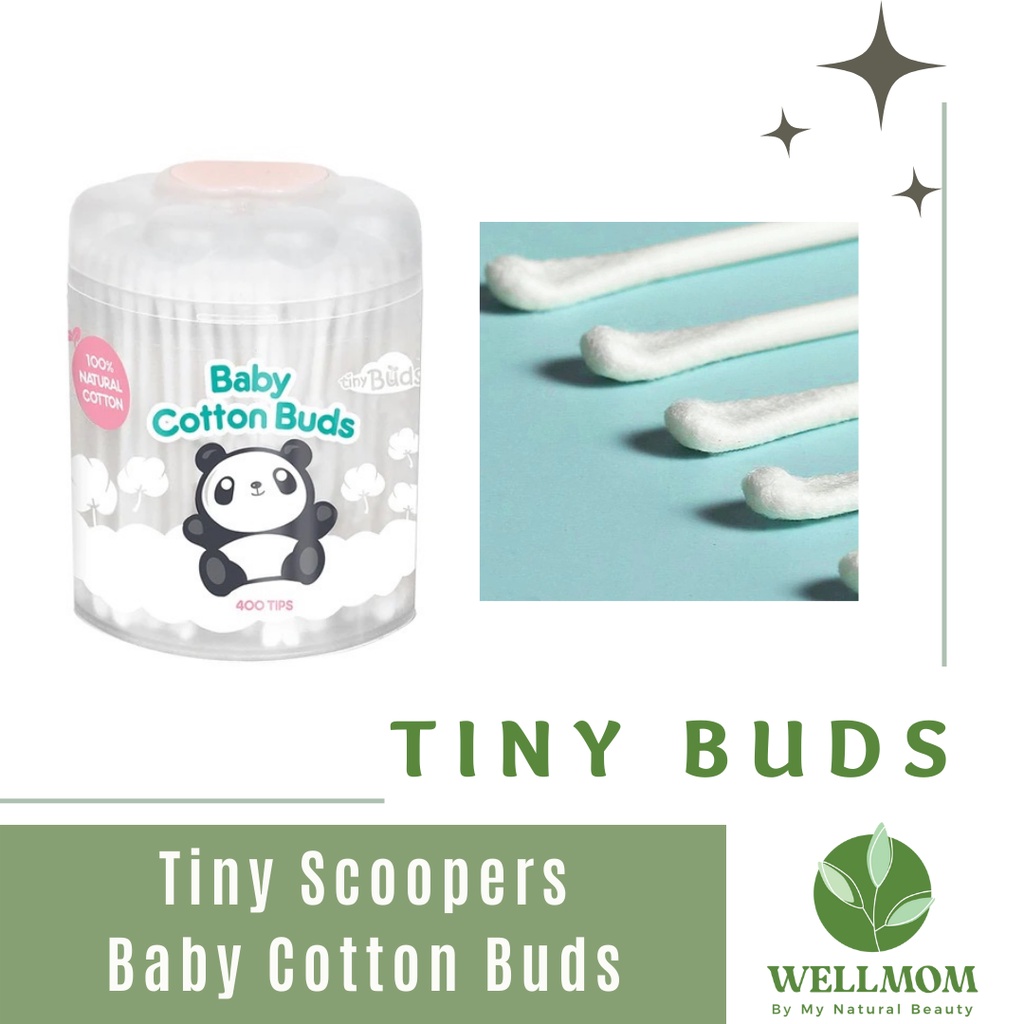 Tiny Buds Baby Naturals Baby Cotton Buds (400 Tips) | Shopee Philippines