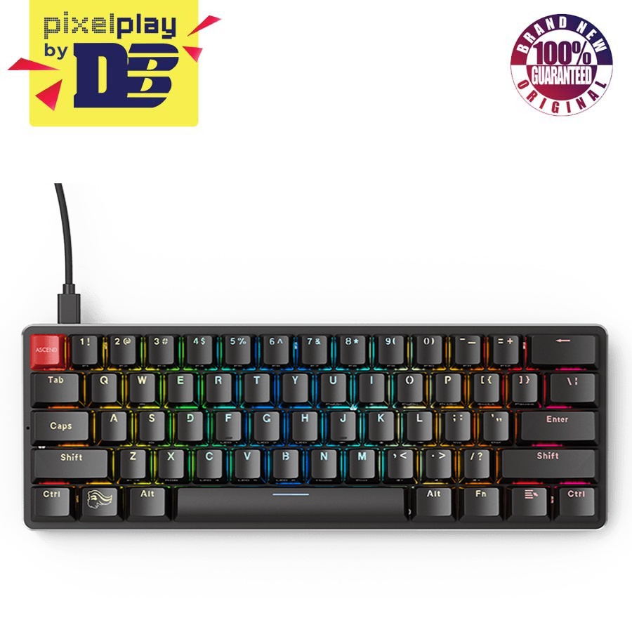 Glorious PC Gaming Race Modular Mechanical Keyboard GMMK Compact (Brown ...