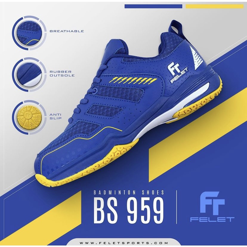 FELET BS SERIES BADMINTON SHOES(PM FOR THE SIZE) | Shopee Philippines