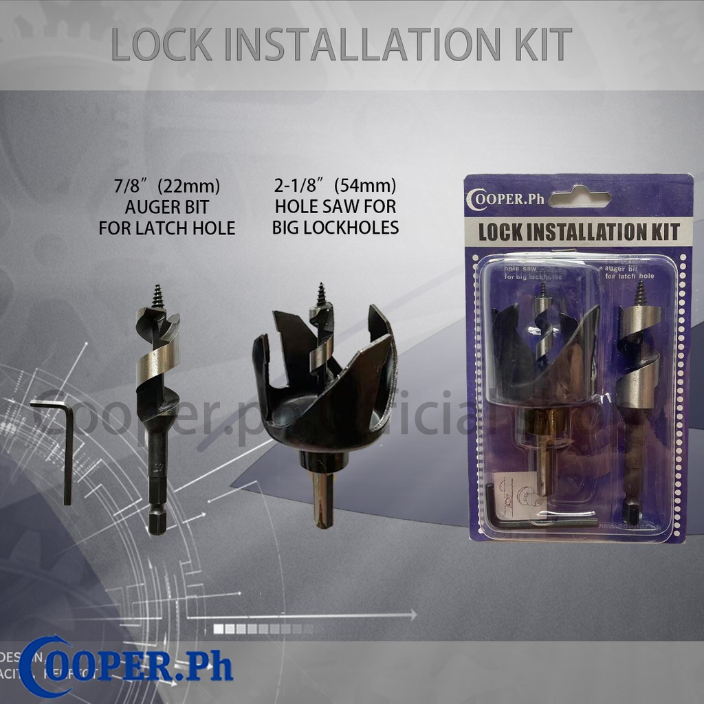 Cooper.ph CP-HOSS Lock installation Kit 54mmx 22mm | Shopee Philippines
