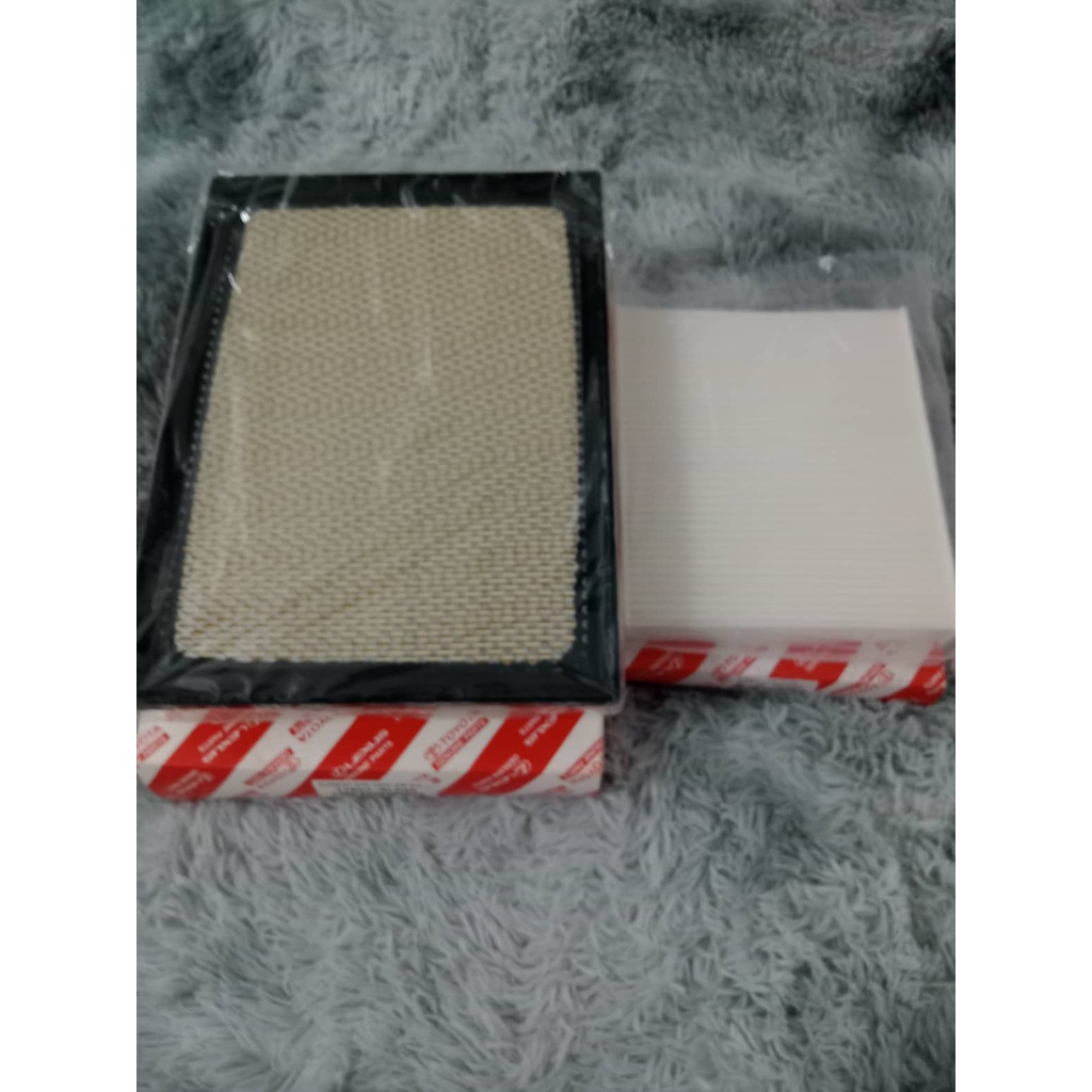 Bundle Cabin Filter and Engine Air Filter for Toyota New Innova, Hilux ...