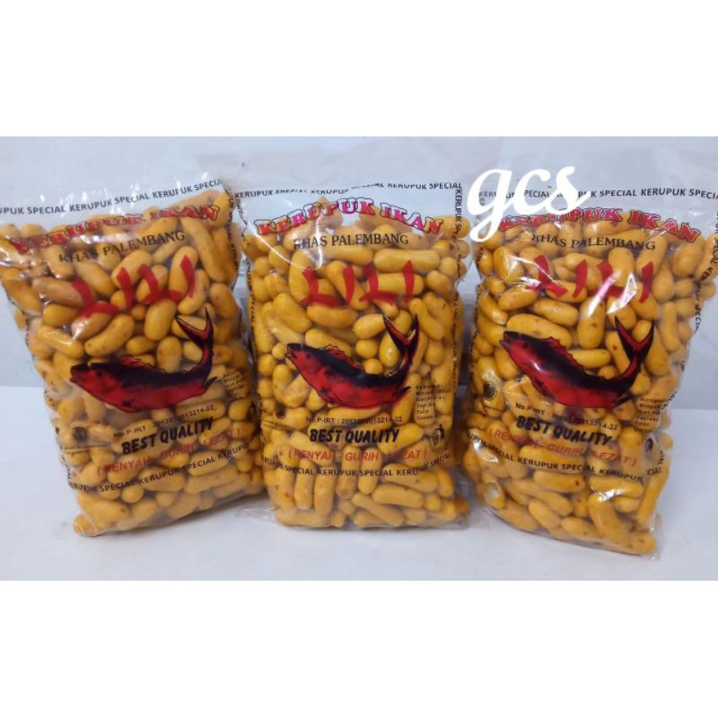 Fish Crackers Typical Palembang Spicy Flavor Brand Lili/Fish Pilus ...