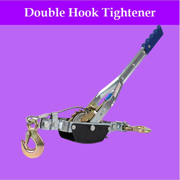 Mago 4T DOUBLE HOOK TIGHTENER HAND PULLER PAT GRIP RATCHET PULLER WIRE ...