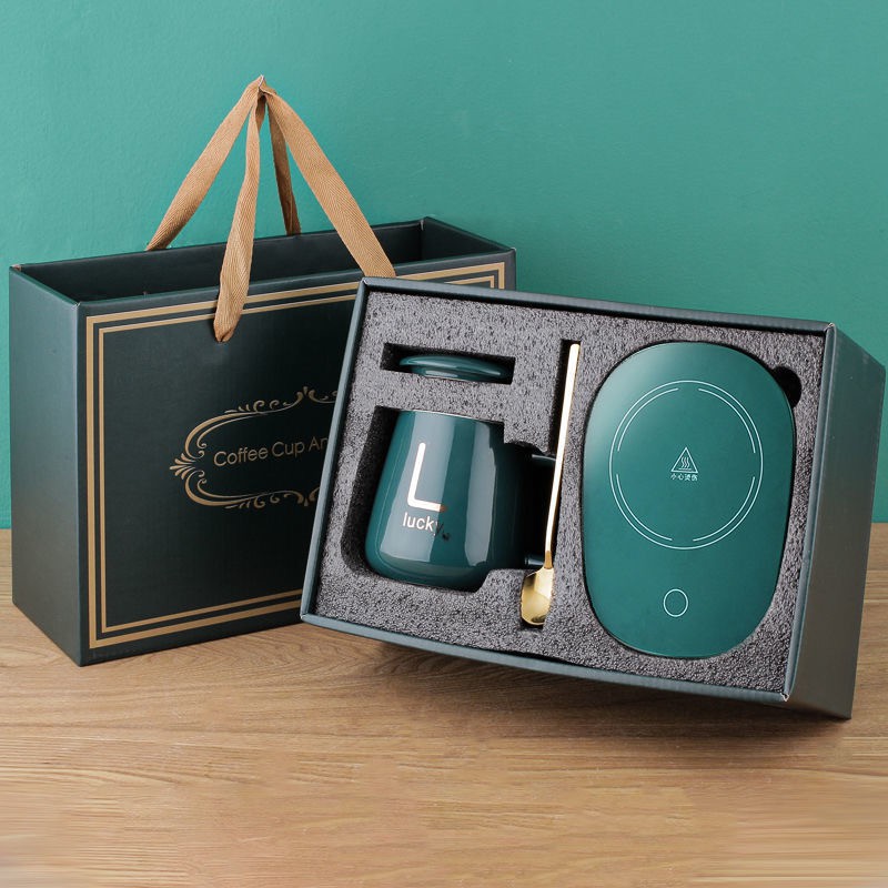 55 Degree Electronic Warmer Ceramic Mug Smart Intelligent Constant ...