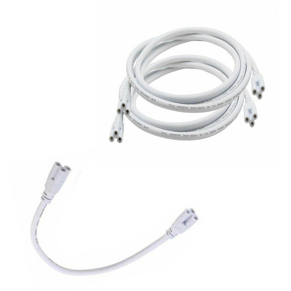 30-200cm T5 / T8 Cable Wire Connector For LED Integrated Tube Light ...