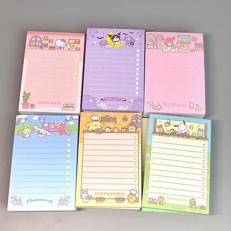 3 in 1 Sanrio Notes/Hello Kitty Melody Paper Memo Pad | Shopee Philippines