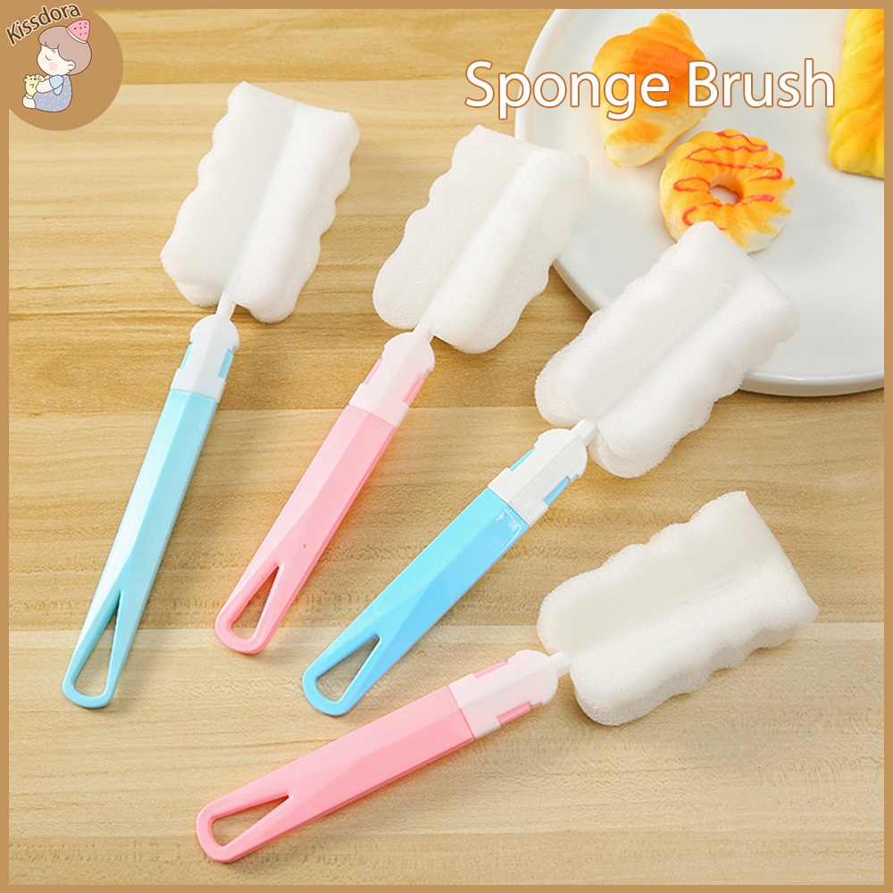 Kissdora Bottle Sponge Cleaning Brush foldable Cup bottle brush ...