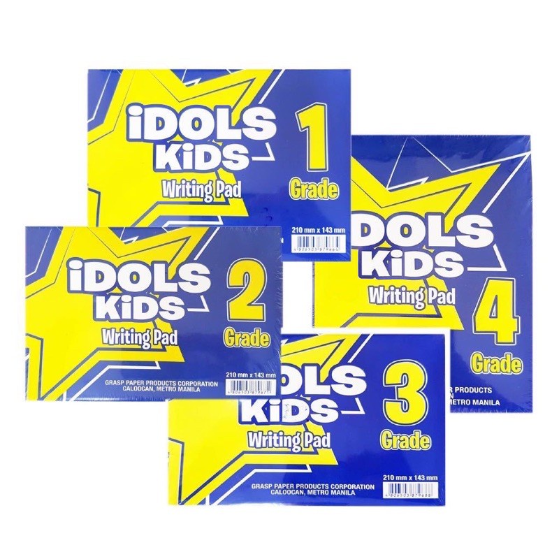 Random Brand Pad Paper Grade 1 2 3 4 Intermediate Lengthwise and ...