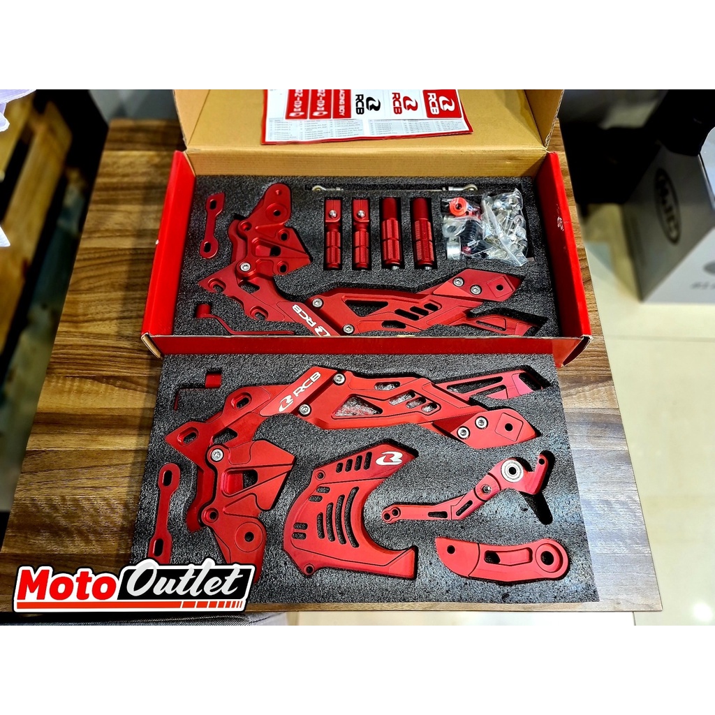 RACING BOY FULL SHIFTER SNIPER 150 S2 RED FOLDABLE | Shopee Philippines