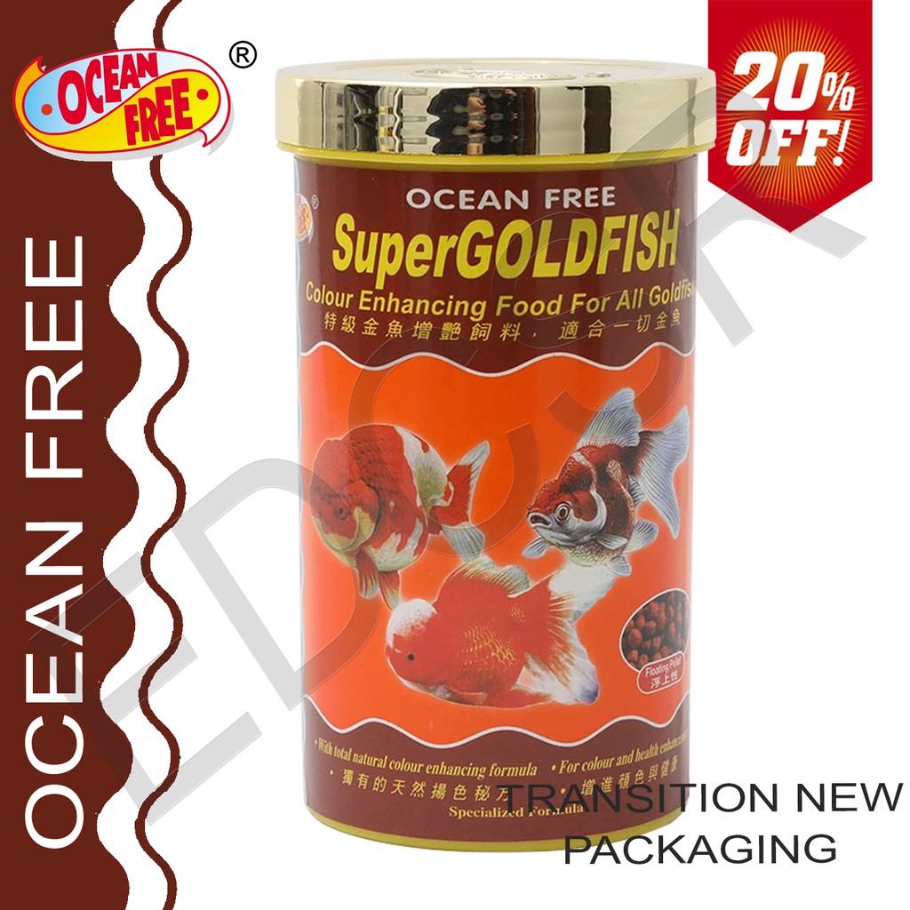 Ocean Free Super Goldfish Color Enhancer Fish Food | Shopee Philippines