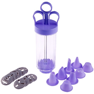 Butter gun cookie mold 10 pieces of flowers 8 mounting nozzle set ...