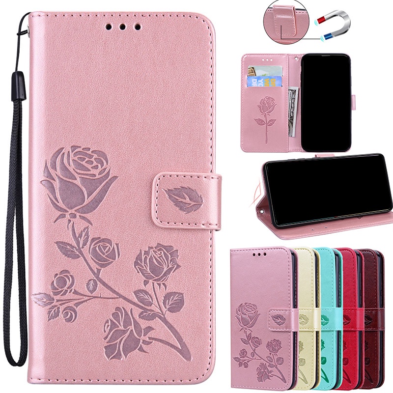 Leather Flip Wallet Case for Xiaomi Redmi 13C A3 A2 A1 Note 13 12 12C 11 11s 10 10s 7 S2 Go Pro ...