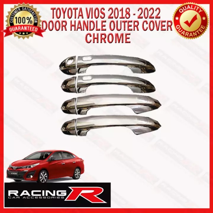 Toyota Vios Prime 2018 to 2025 Door Handle Outer Garnish Cover Chrome ...