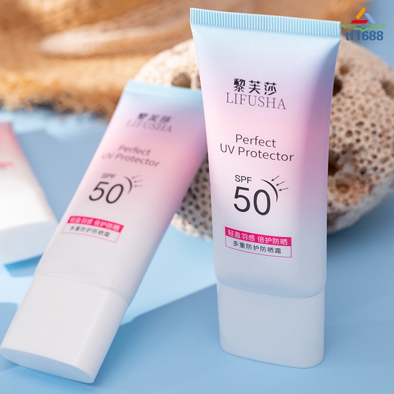 LIFUSHA sunscreen cream whitening sunblock sunscreen UV SPF50 Sunblock ...