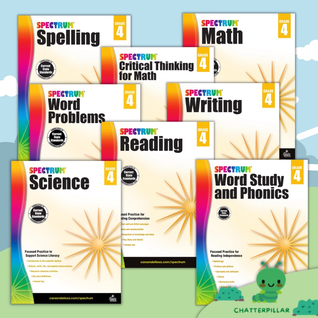Spectrum Grade 4 Workbook | Shopee Philippines