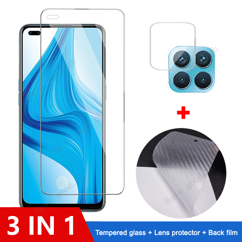 3-in-1 OPPO Reno 4Z 5G Tempered Glass OPPO Reno 4 4Z 5G 3 Pro Screen ...