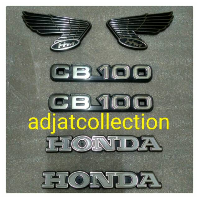 A Set Of Honda CB 100-dimensional Embossed Emblems (3 Kinds). | Shopee ...