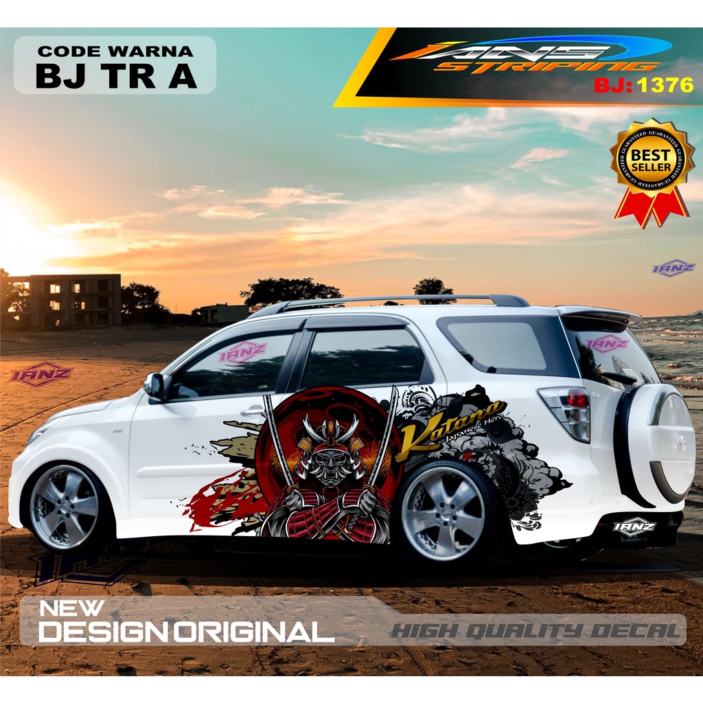 Terios CAR STICKER LATEST DESIGN / VARIATIONS OF AVANZA CAR STICKER ...